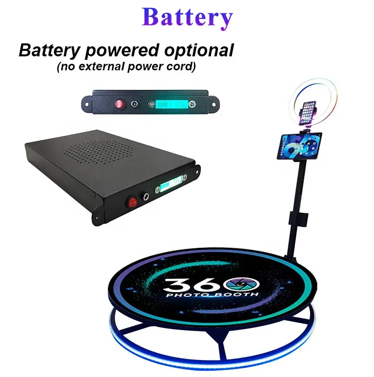 Red Carpet Ring Light Turn Table Rotating Machine Photobooth Camera V ...