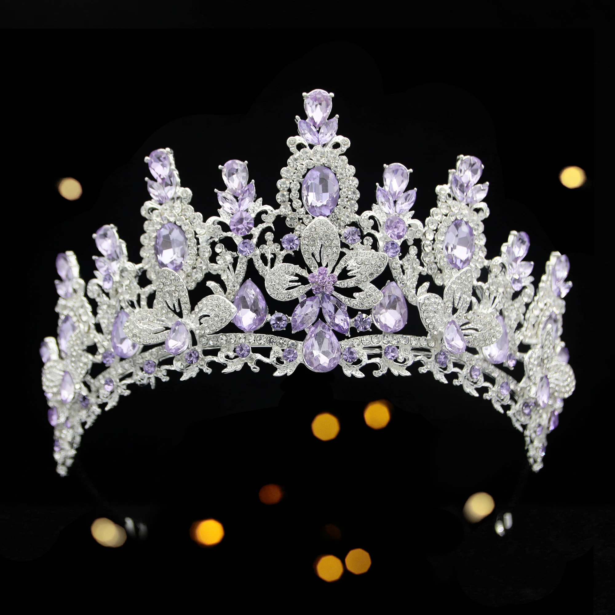 Wholesale Crowns And Raw Crystal Crowns Pageant Big Rhinestone Tiaras Y ...