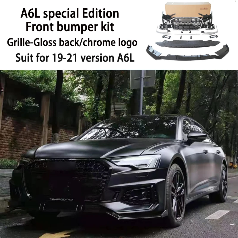 Rs6 Car Front Bumper For Audi A6 S6 C6 High Quality Car Bodykit For ...