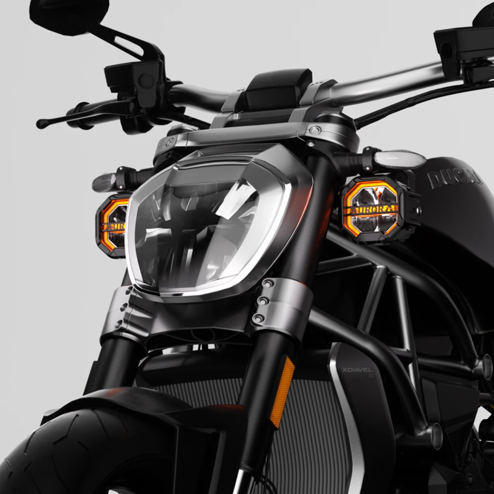 Aurora Driving System - Dual Colour LED Lights for Motorcycles
