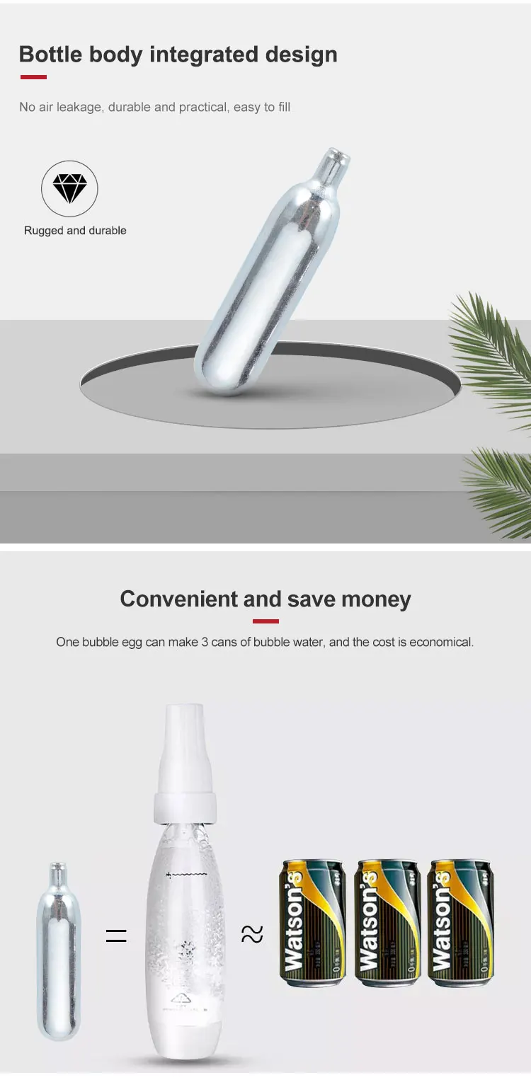 Soda Machine Replenishes 16g Co2 Cartridge Gas Bottle 16g Co2 Gas ...