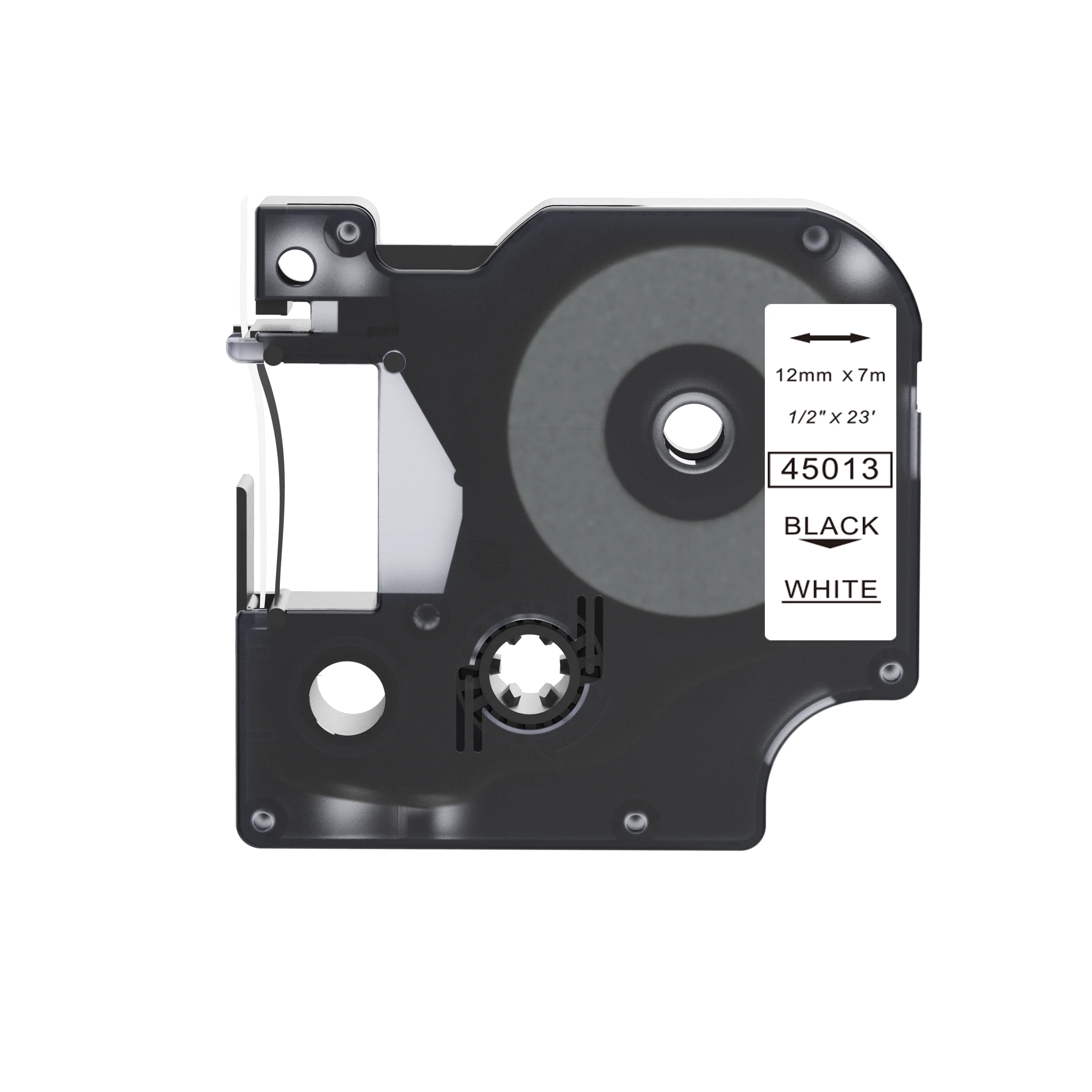 Compatible Label Tape 45013 Black on White DYMO D1 12mm*7m Label ...