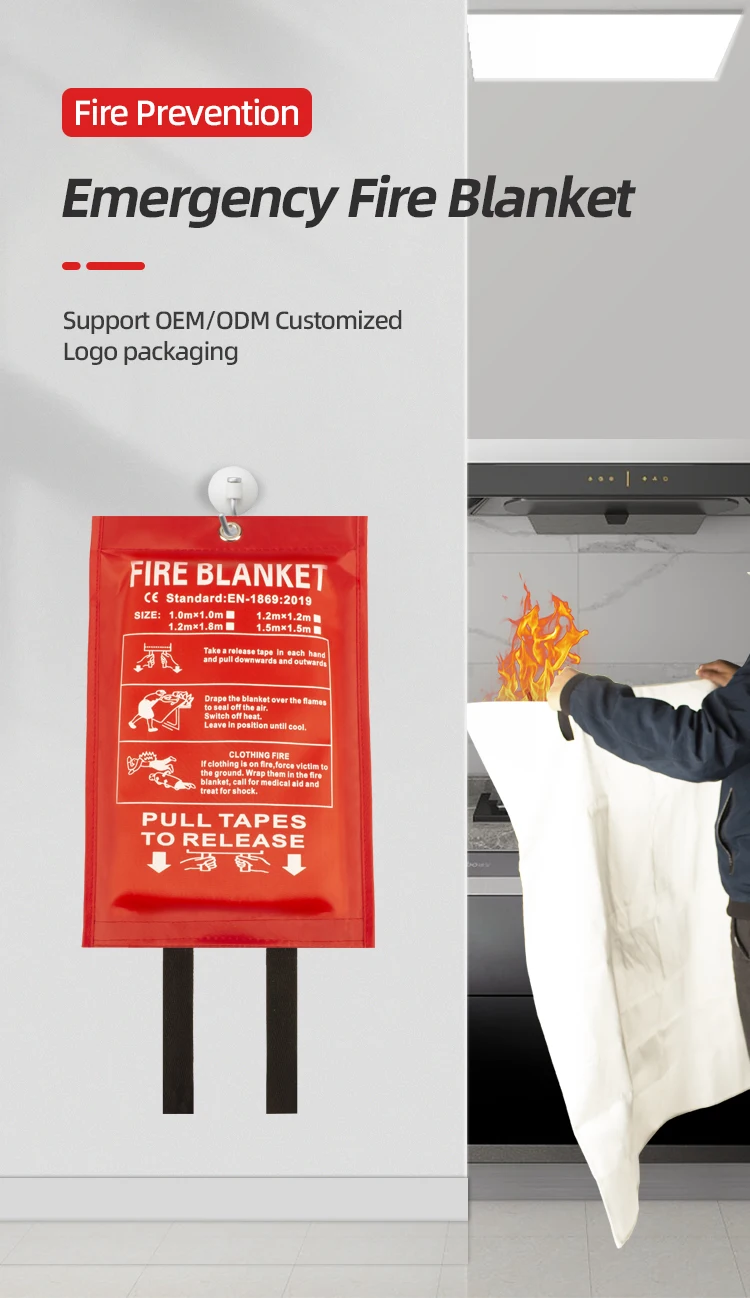 Lithium Battery Fire Blankets Box Free Sample Fiberglass Emergency High ...