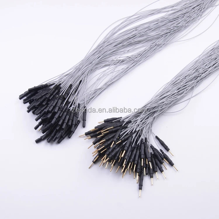 Color Coded Ecg Emg Ecg Electrode Cable - Buy Ecg Eeg Emg Sensor ...