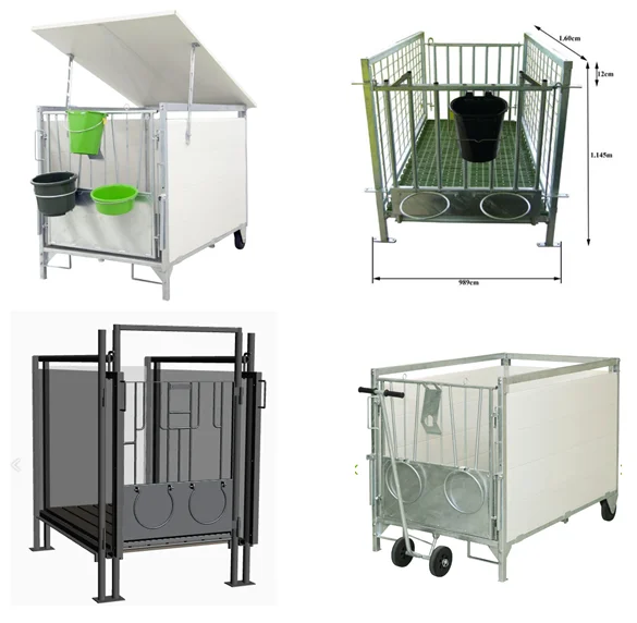 Livestock Equipment - Cattle Box Calf Hutch Calf House Cage