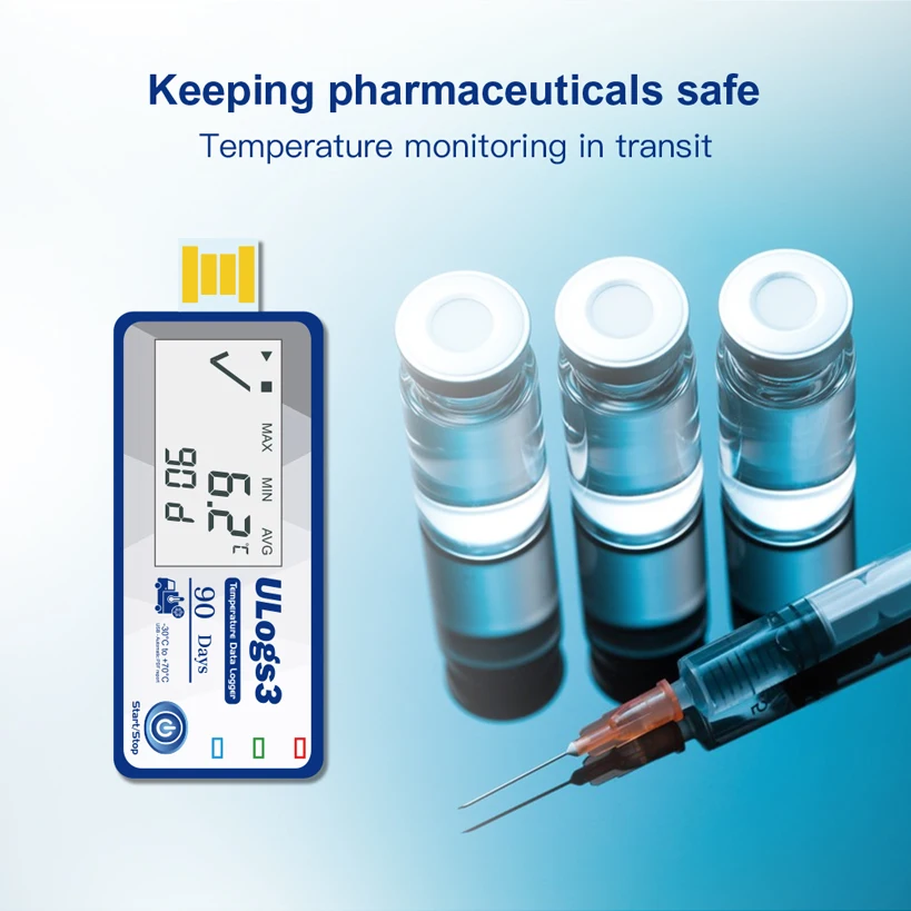 Single Use USB Temperature Data Logger for Container Monitoring