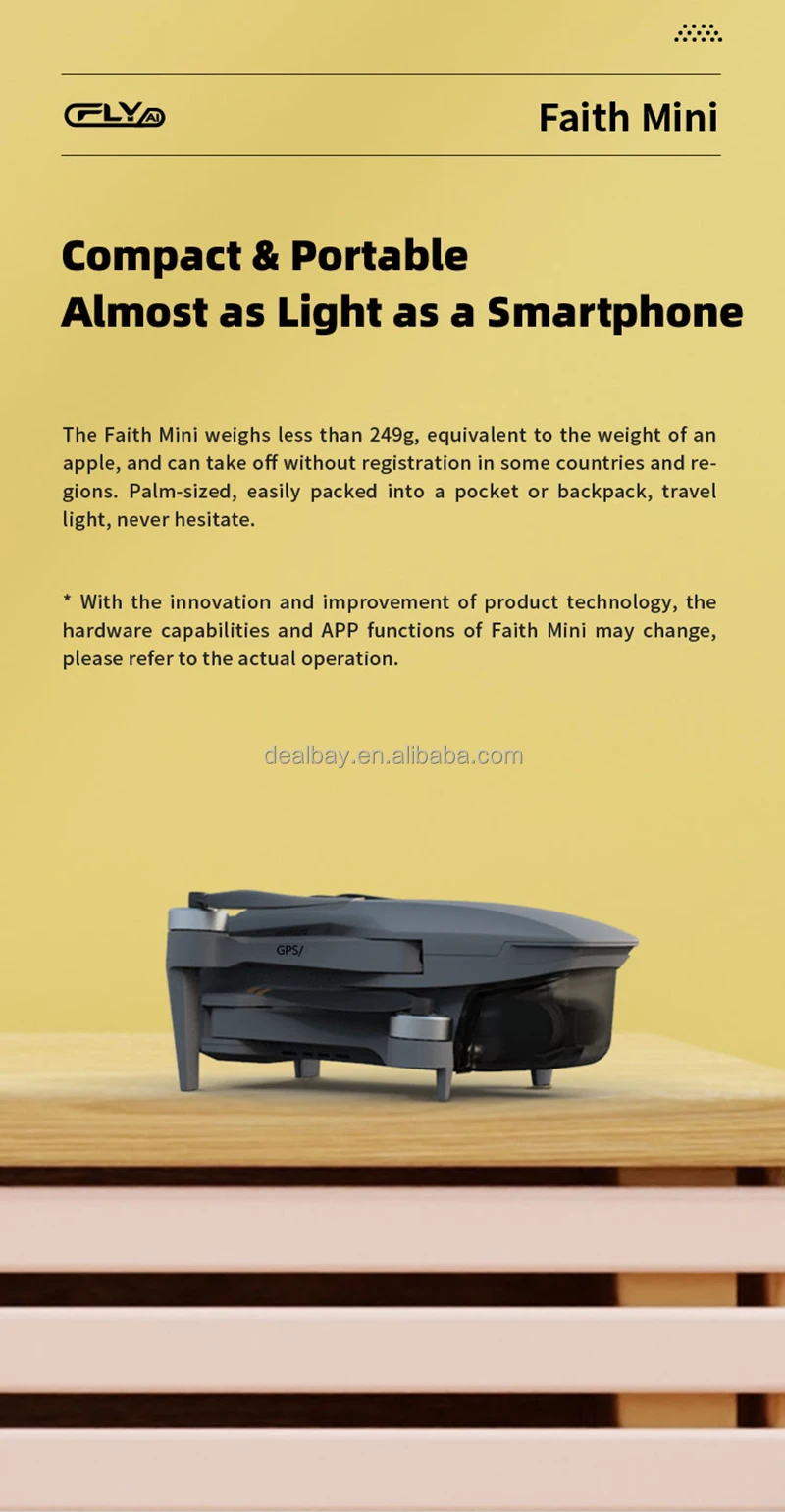 CFLY Faith Mini GPS Drone - 4K Camera & 3-Axis Gimbal