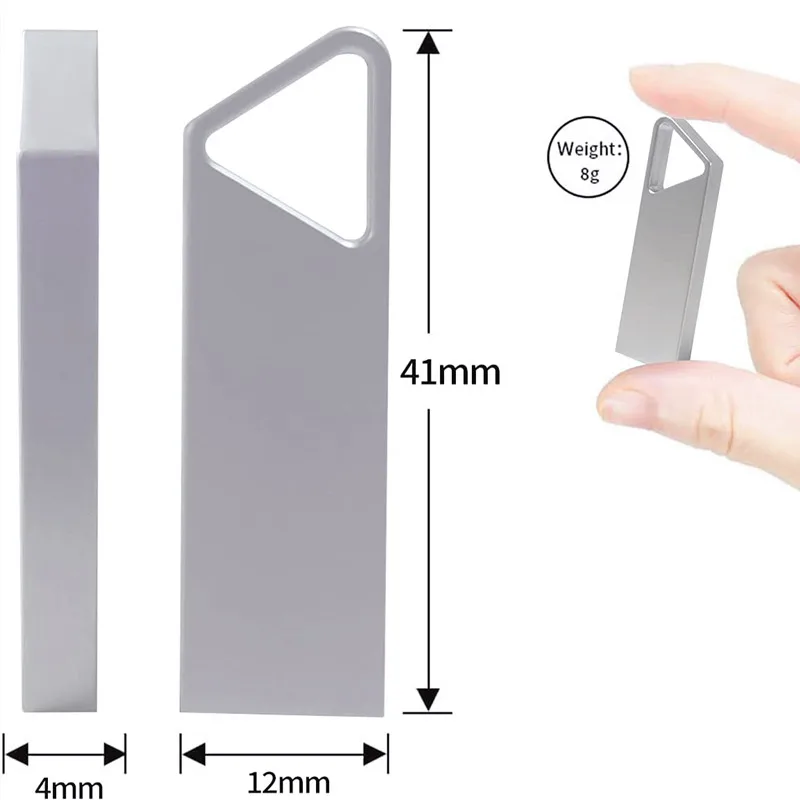 Pendrive Metal Memory Stick 4gb 8gb 16gb 32gb 64gb Usb Flash Drive ...