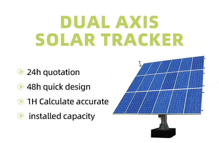 Dual Axis Structure Smart Solar Tracking System With Fair Tracker Price ...