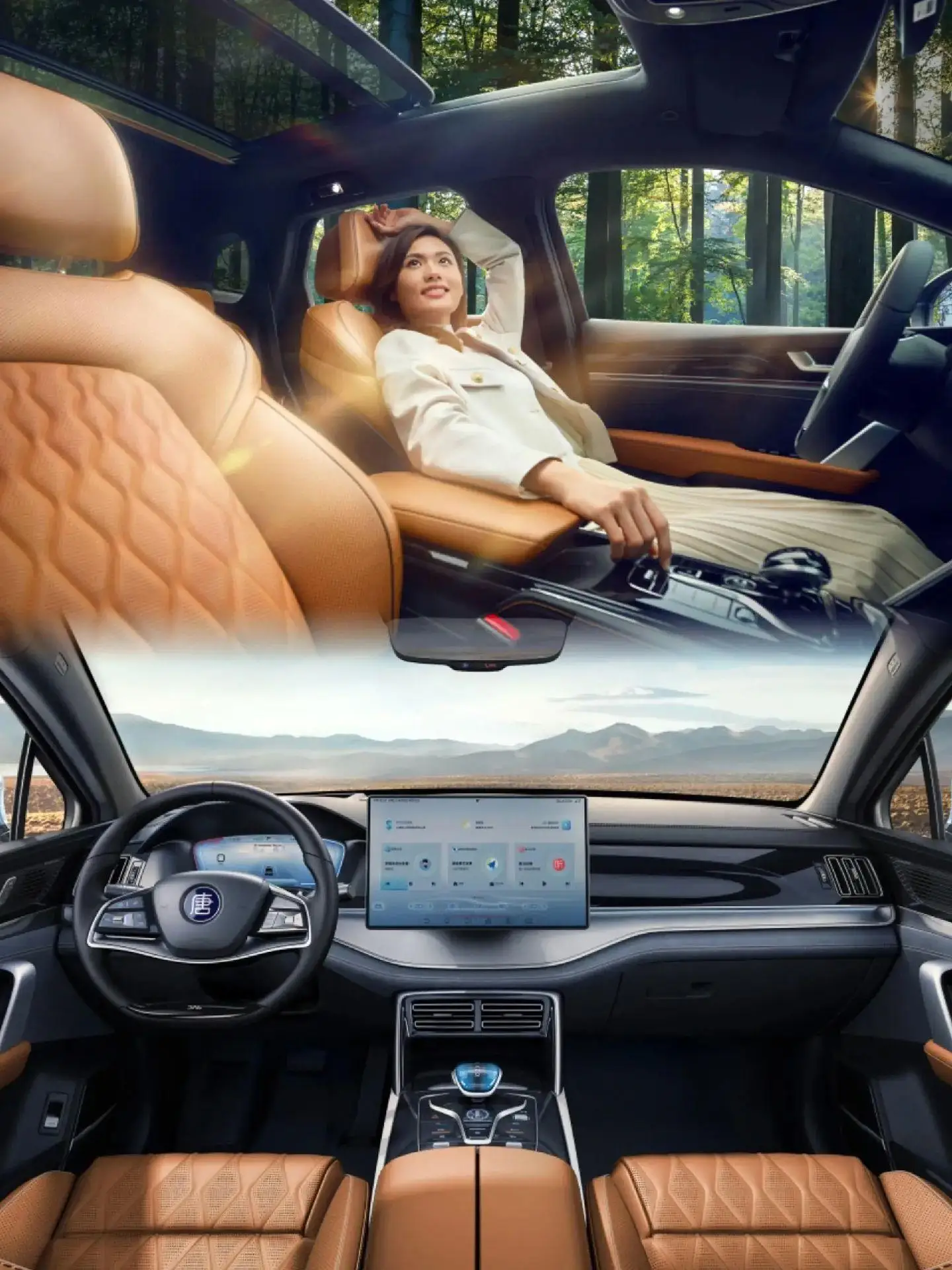 2024 Byd Tang Electric Suv New Energy High-speed With 730km Long Cruise Range Left Steering Made ...