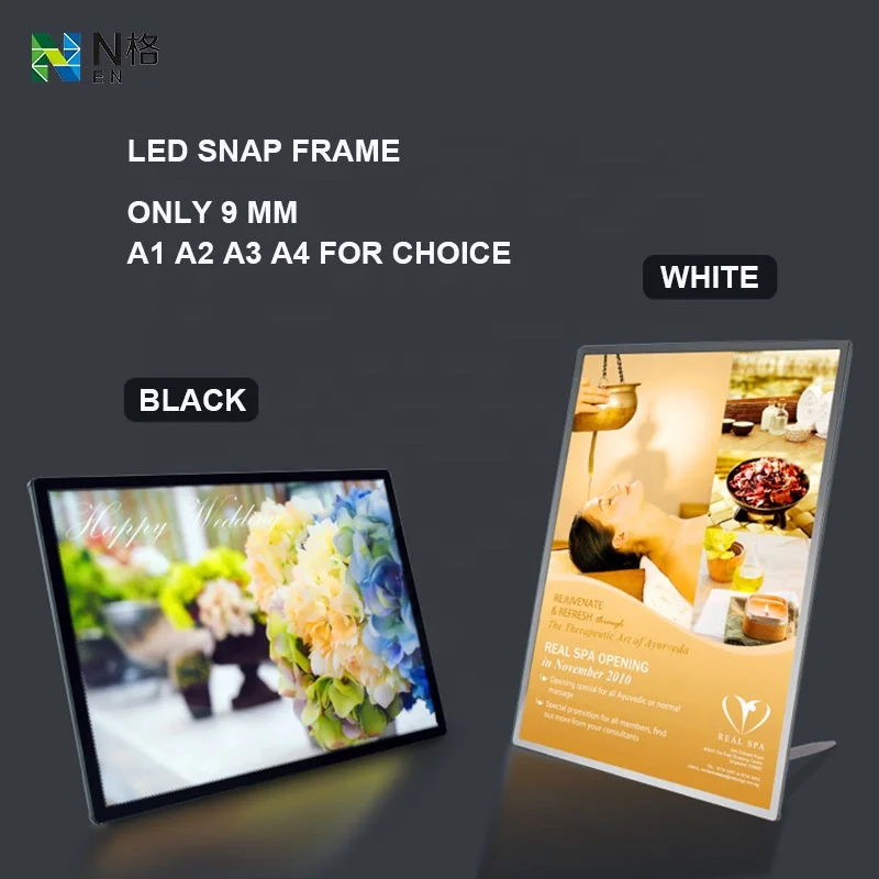 A1 A2 A3 A4 Customized Advertising Light Boxes - Ultra Bright LED