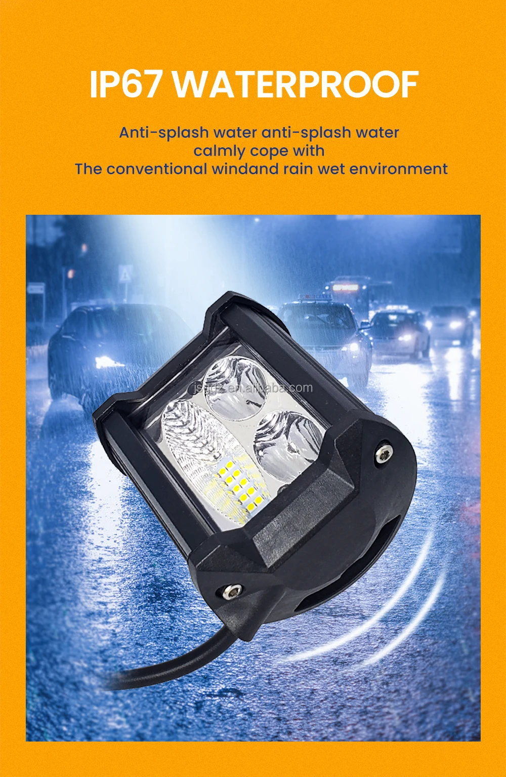 12v Inspection Spotlights Universal Auto Car Led Headlight 4inch 21w ...