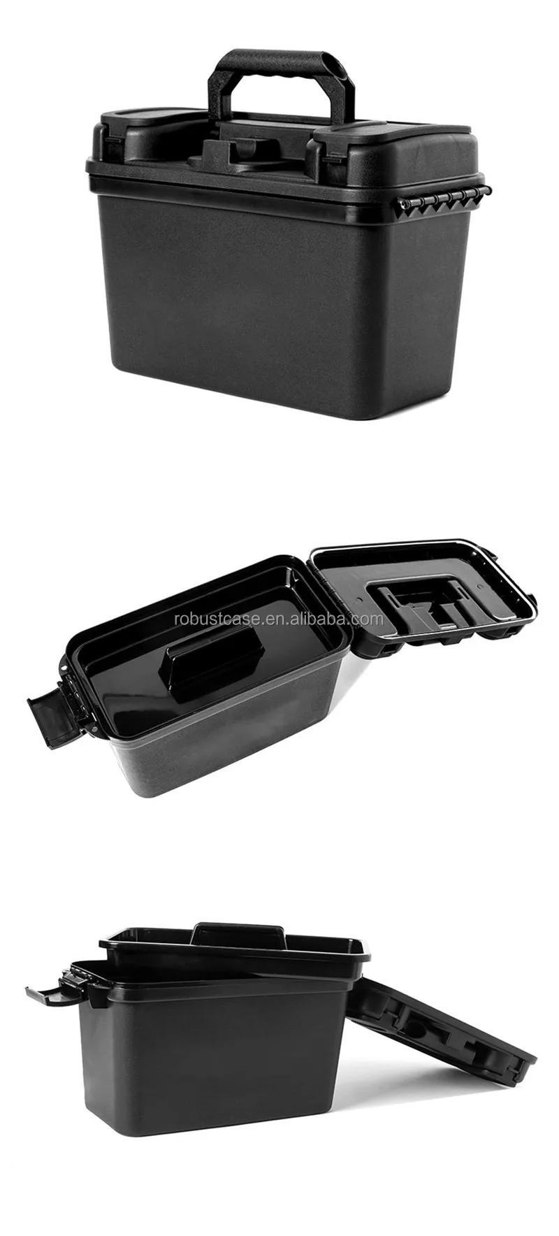 Plastic Ammo Case Waterproof Equipment Suitcase Carrying Box for ...