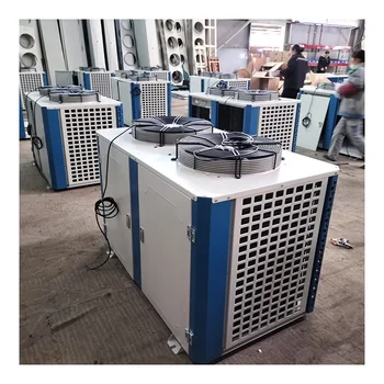 8hp Fnu Air Cooled Refrigeration Condenser 380v Copper Tube For Cold ...