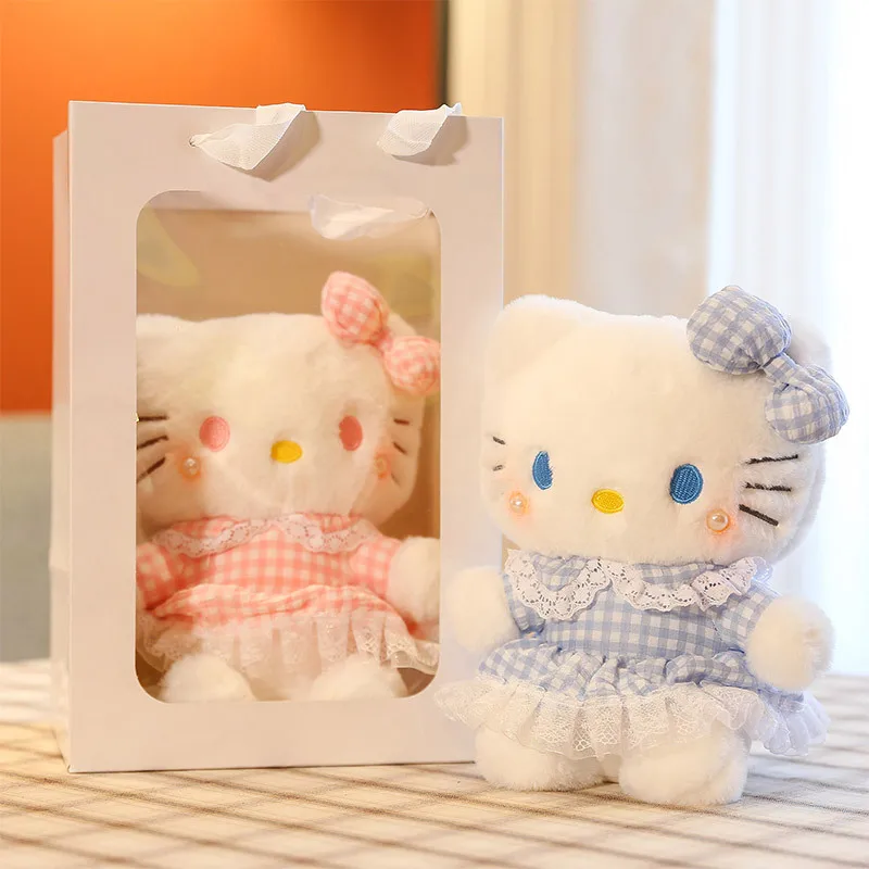 24cm Cute Kitty Doll Cartoon Cat Plush Toys Stuffed Animals Kt Heart In ...