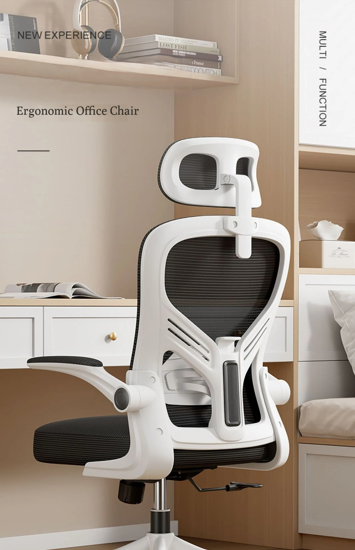 Ergonomic Office Chair - Modern High Back Relax Executive