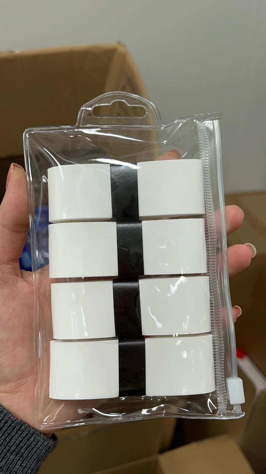 Custom Pattern Tacky Tennis Overgrip Sticky Anti-slip Pu Over Grips For ...