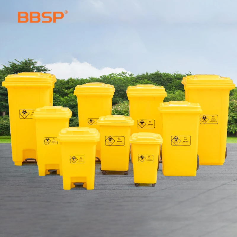 Outdoor Hospital Medical Plastic Garbage Bin Trash Can 120 Liter 240l ...