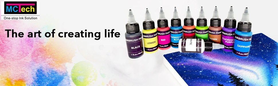 Airbrush Paint Acrylic Transparent air Paint Brush Kit for DIY Painting ...