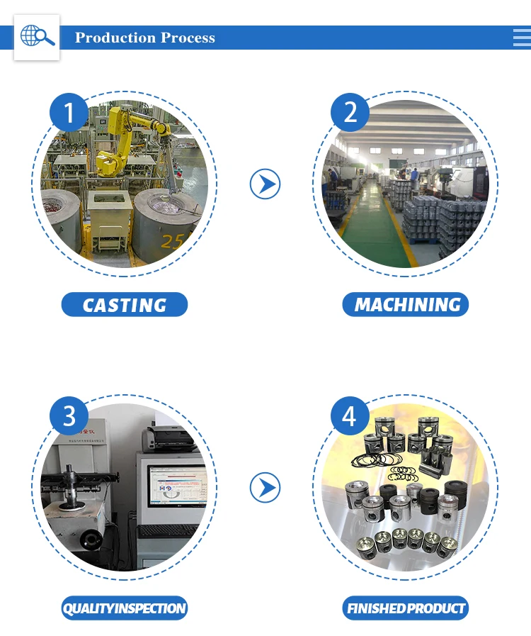 Excavator Parts C4.4 Piston 105mm Std 5081900/u5pr0062 For Caterpillar ...