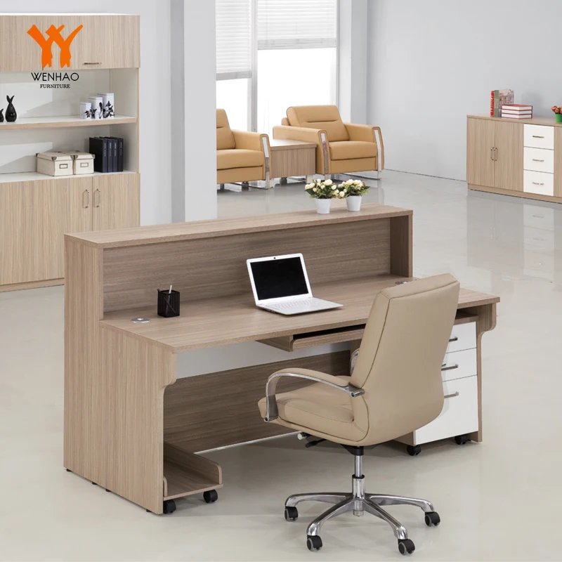 Wooden Secretary Reception Table Specifications High Quality Office ...
