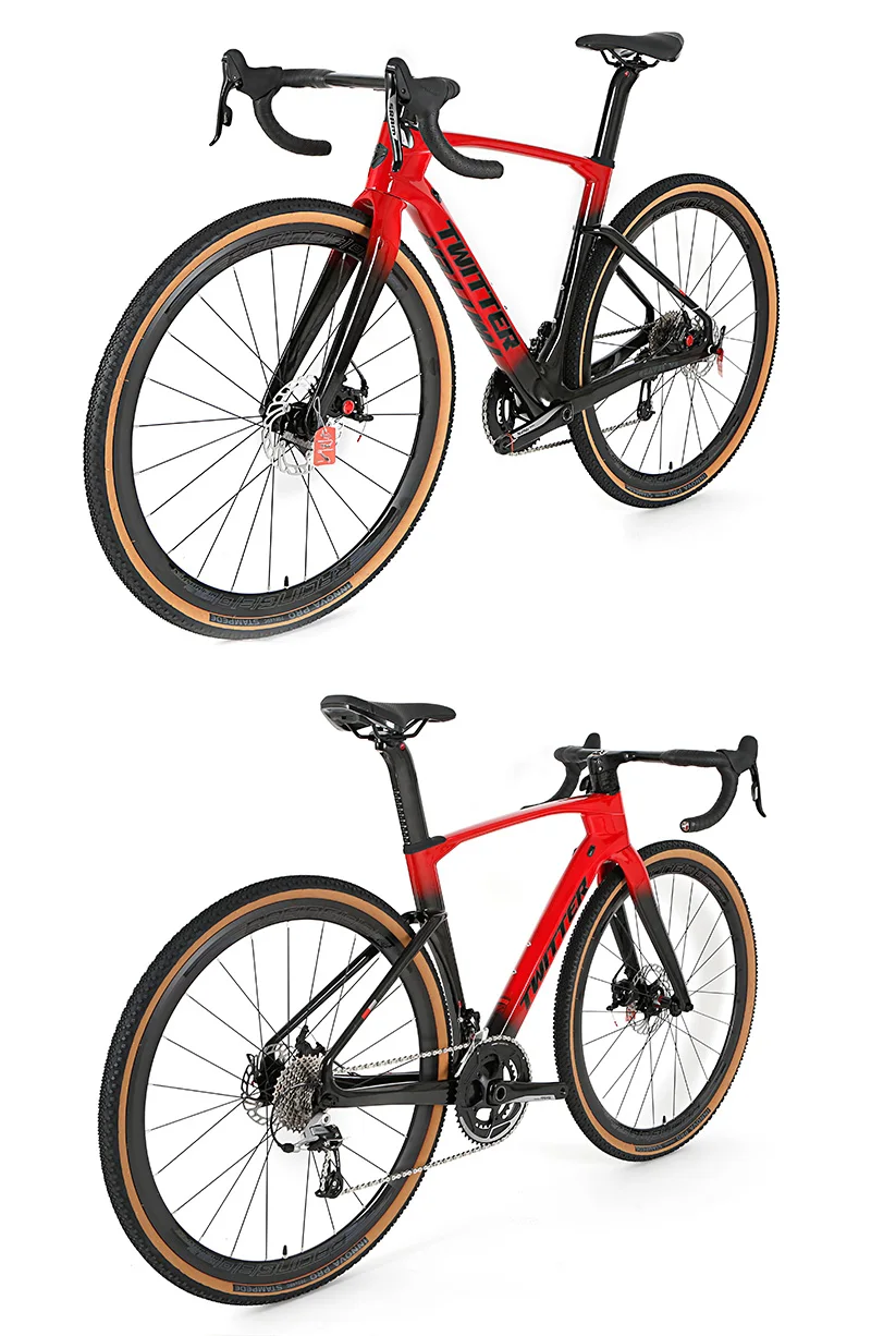 Twitter Gravel V2 Carbon Frameset - 22 Speed Disc Brakes