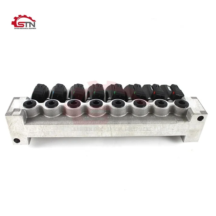 Solenoid Operated Control Valve Block 60084801 For Sany Sy215c9 Sy235c9 ...