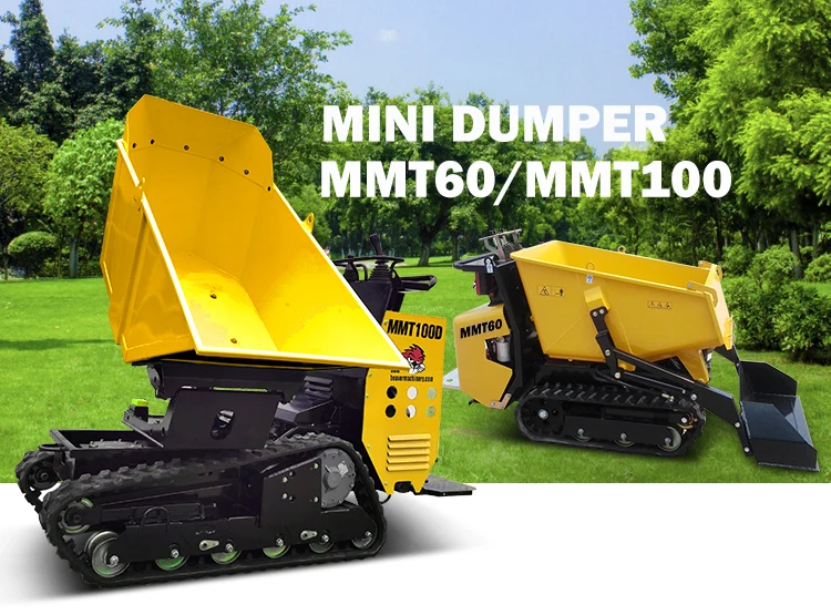 Hydraulic Mini Dumper Honda Engine Euro V/EPA Tracked Gasoline/Diesel 1 ...