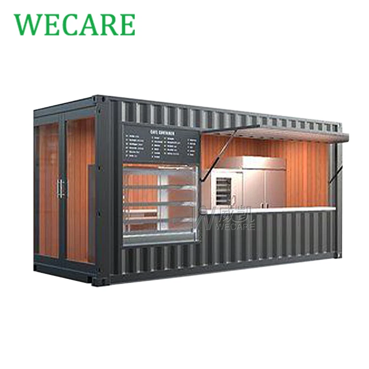 Wecare Custom Prefab Mobile Shipping Container Coffee Shop Luxury ...