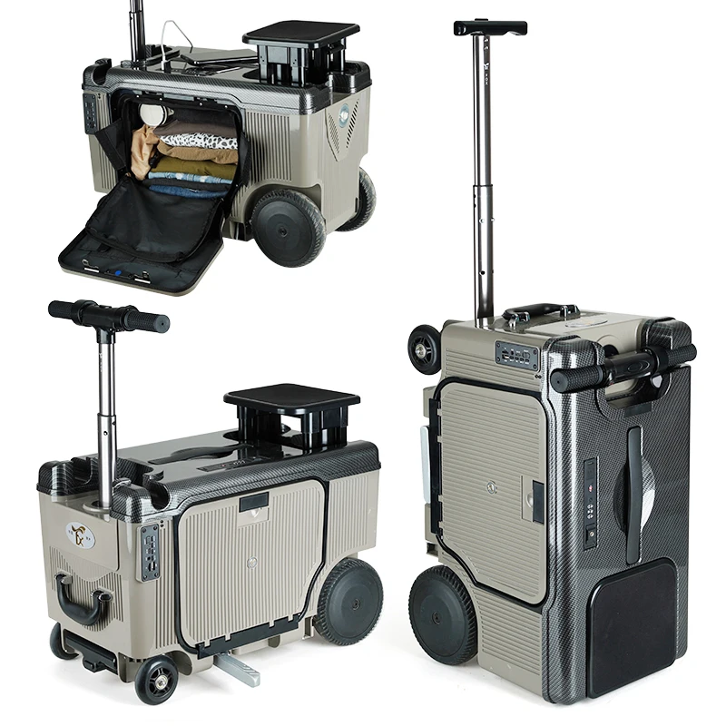 Smart Electric Riding Travel Trolly Luggage Suitcase
