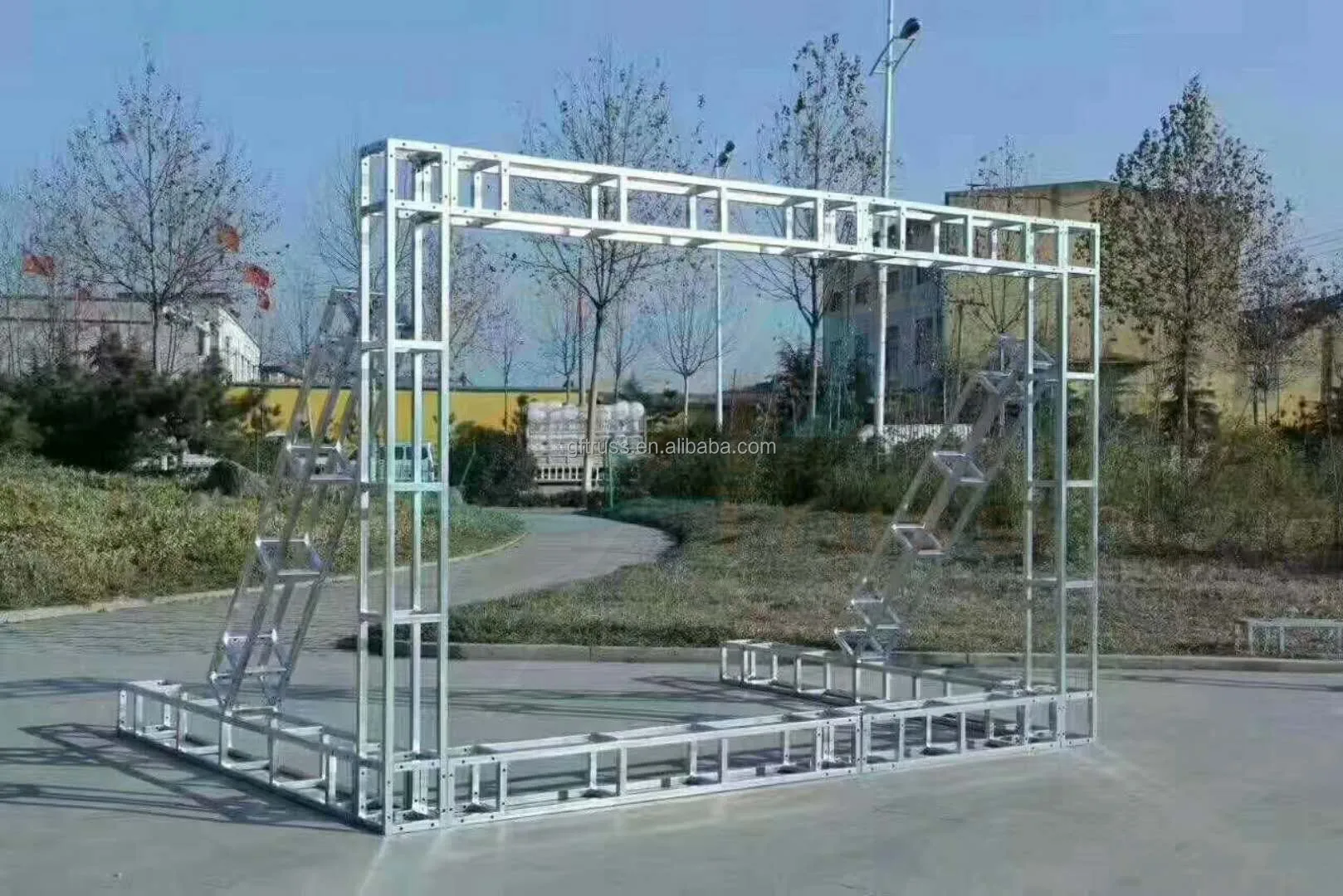High Quality 10x10 Cm Sliver Aluminum Stage Mini Lighting Truss for ...