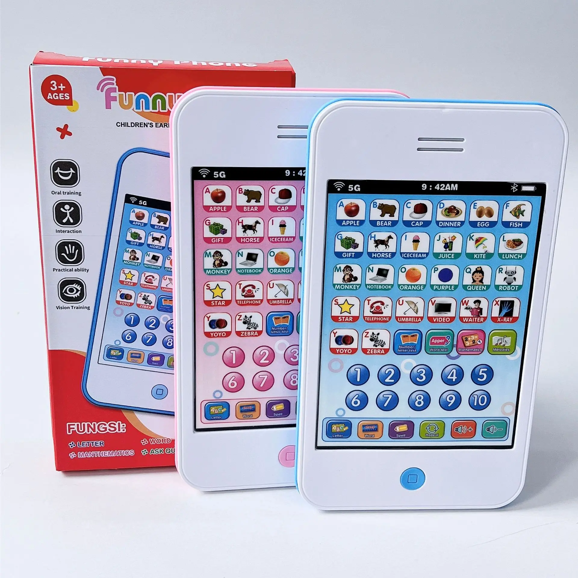 Hot Selling Kids Learning Tablet Children Educational Early Reading ...