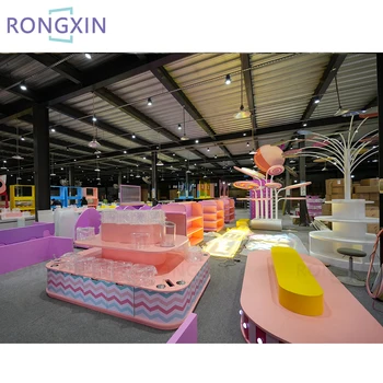 Customized Colorful Candy Retail Display Shops Rack Candy Shop ...