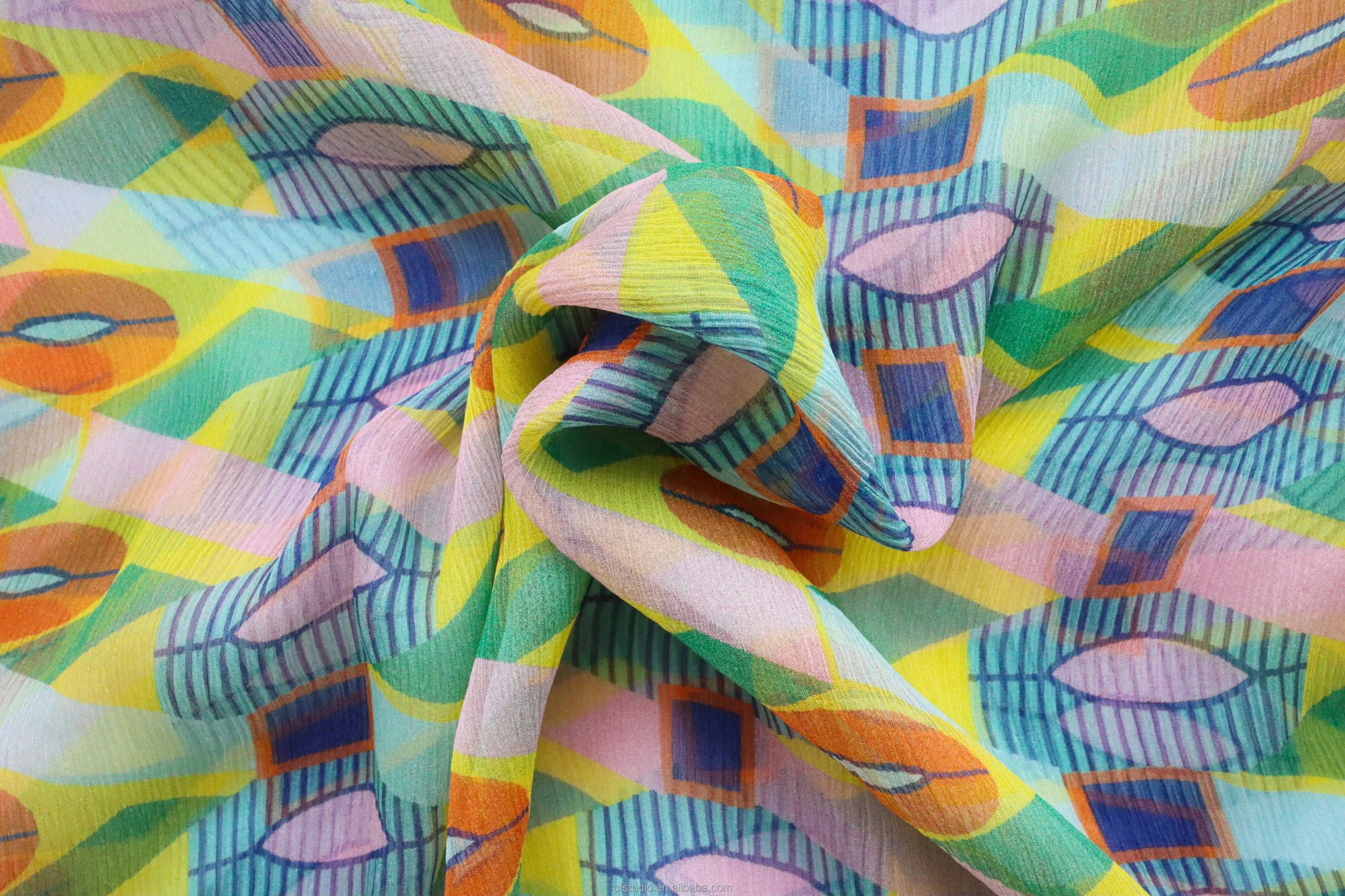 Saree Silk Somali Dirac Fabric Dirac 5.5mm Crinkle Silk Georgette Silk ...