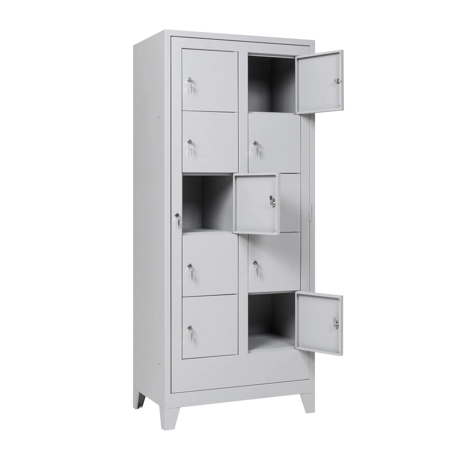 10 Door Employee Factory Worker Metal Locker Storage Cabinet Locker ...
