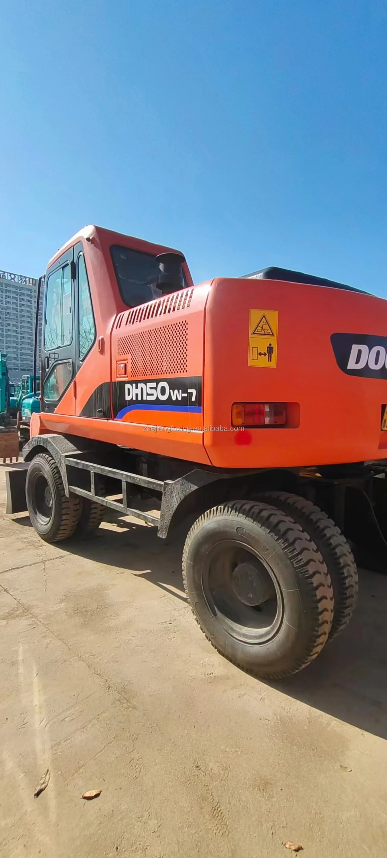 Used Original Doosan 150 Wheel Hydraulic Excavator For Sale Imported ...