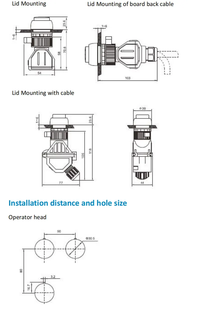 Atex Iecex Explosion-proof Plastic Push Button Switch With Led Lamp For ...