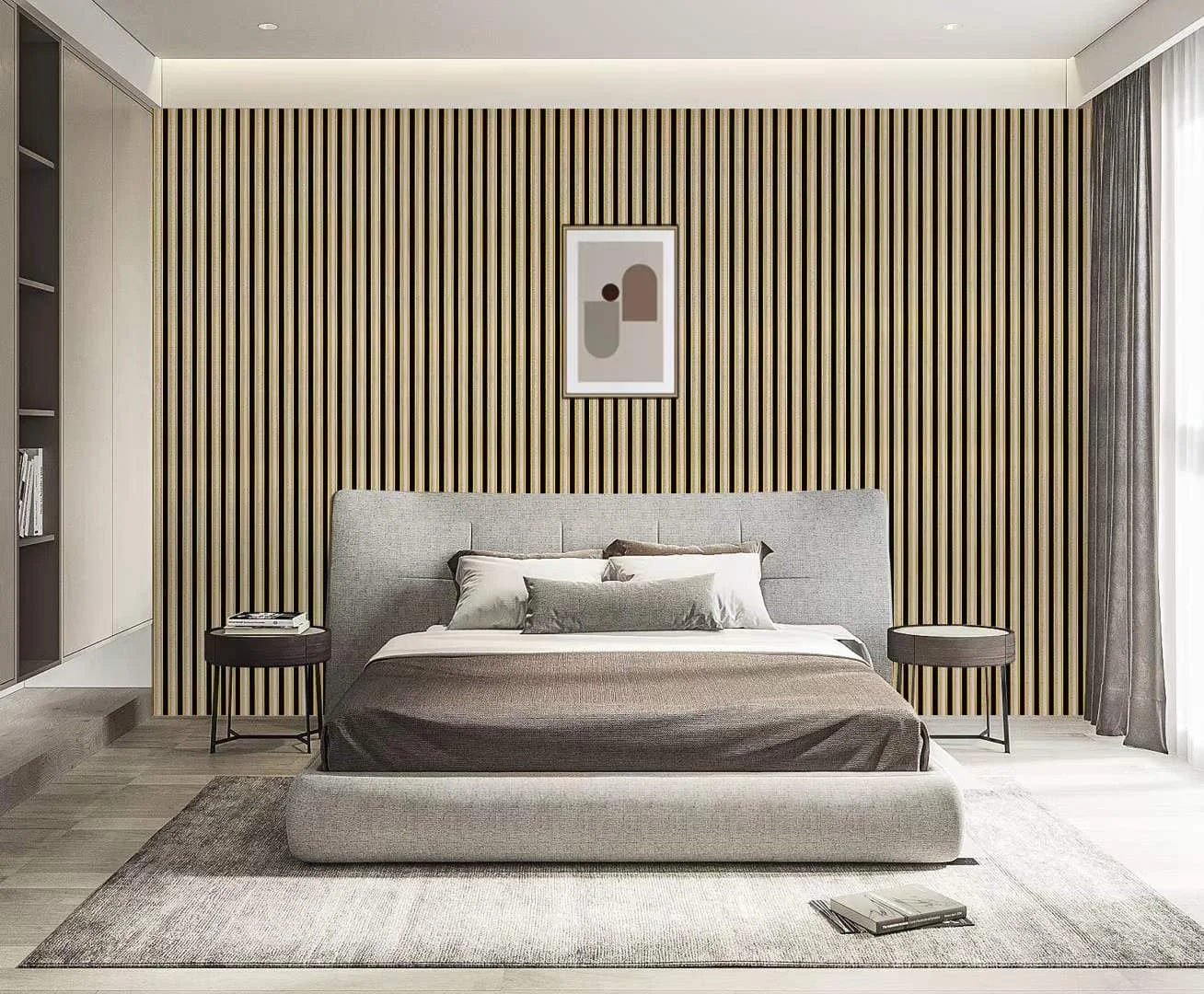 Aku Panel Slat Wall Panels For Decor Hotel Apartment Office Building ...