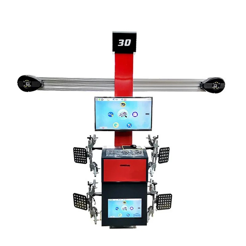 3D Four Wheel Alignment Machine & 4 Post Car Lift Combo