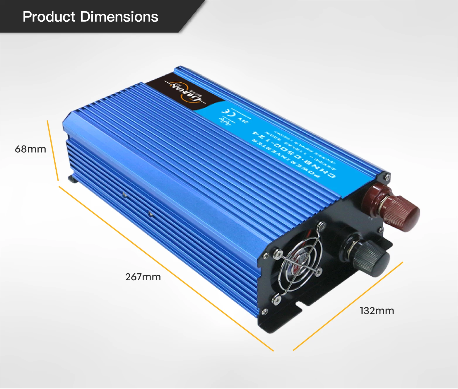 High Quality Full Power 500w Solar Inverters 12v 24v Dc To 110v 220v Ac ...