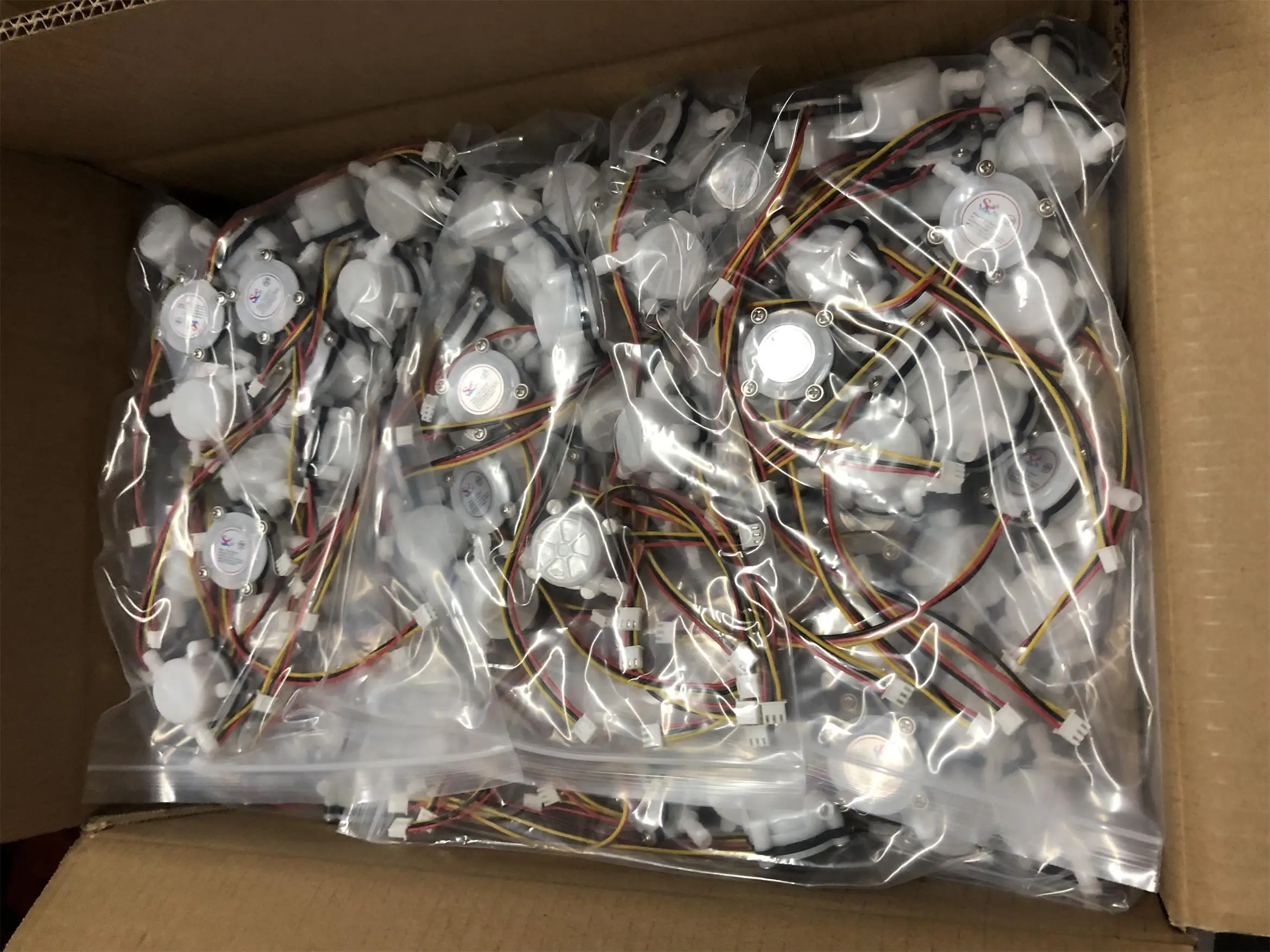 Micro Hall Sensor 0.3-6l/min Water Flow Sensor White Pom Material Ce ...