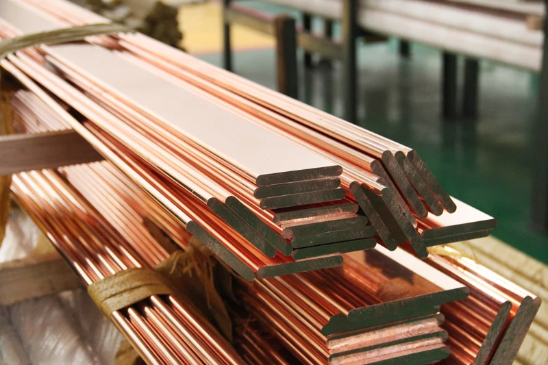 Pure Copper Bus Bar - Custom Made for Grounding Systems