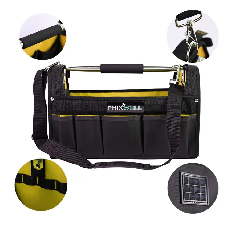 Heavy Duty Construction Tool Tote Bag Carpenter Work Bag Heavy Duty ...