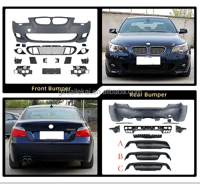 The Factory E60 Body Kit For Bmw E60 Modified M-tech Upgrade Mt Front ...