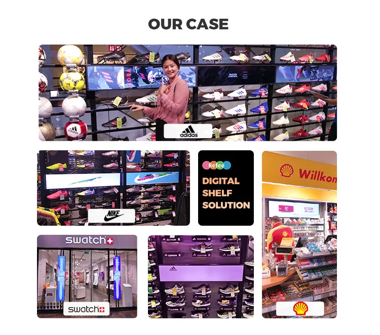 Retail Store Shelf Header Edge Bar Panel Advertising Screen