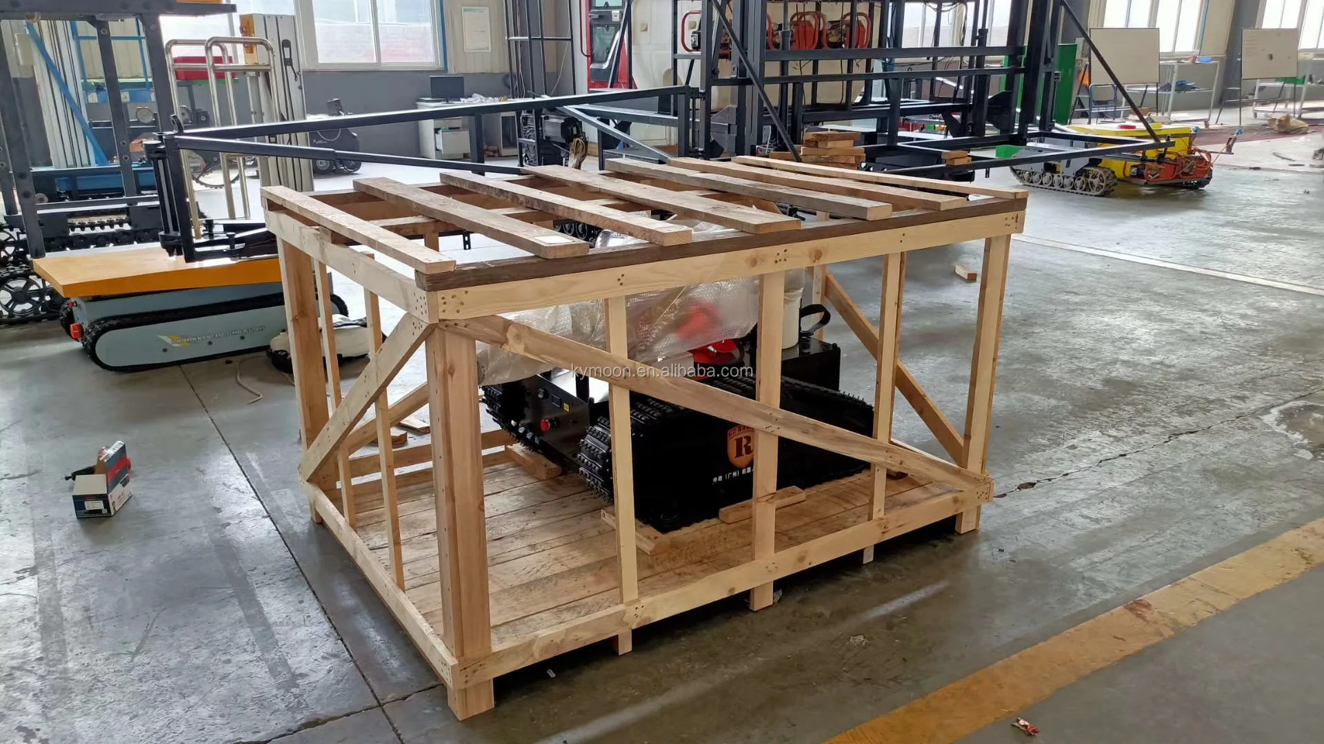 Rubber Track Chassis Undercarriage Tracked Chassis All Terrain Robot ...