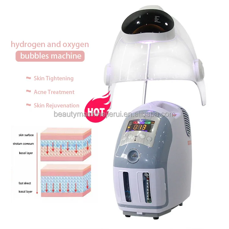 Face Oxygen Therapy Mask Dome Oxgen Spray Jet Peel Oxigen Facial ...