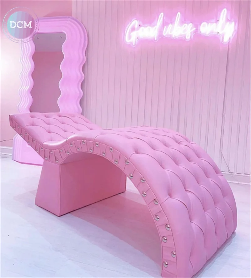 Beauty Salon Bed Reclining Pedicure Full Lash Extension Bed Eyelash ...