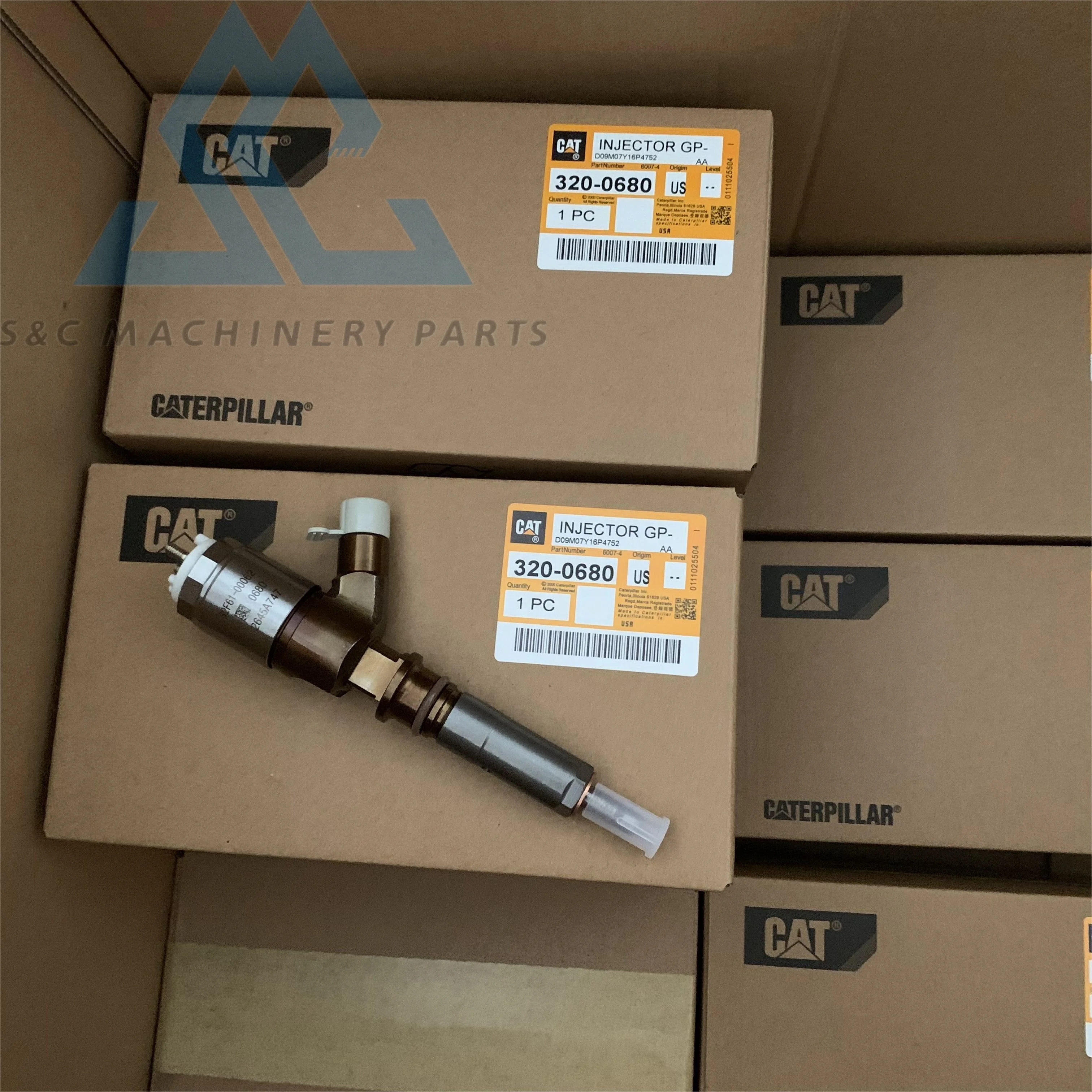 Excavator Common Rail Injector 2645a747 Cat C6.6 Engine Part Fuel ...