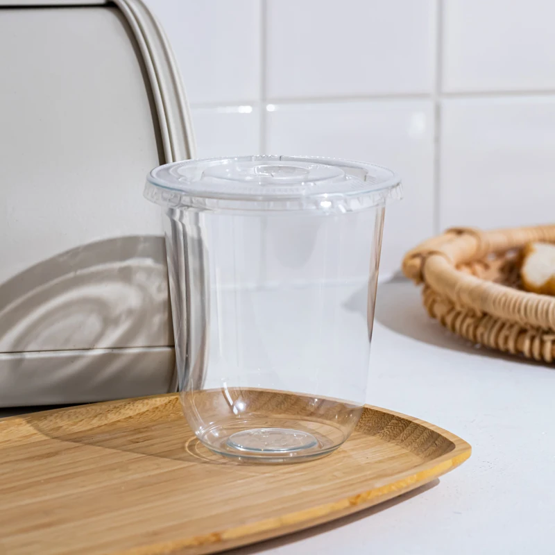 16oz U Shape 500ml Round Bottom Plastic Pet Disposable Cup| Alibaba.com